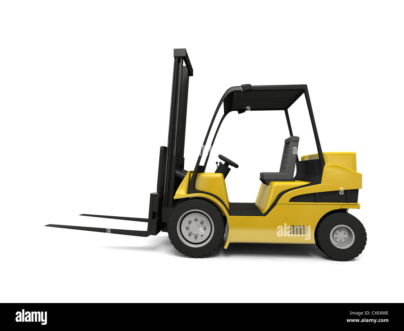 Side loader forklift hi-res stock photography and images - Alamy
