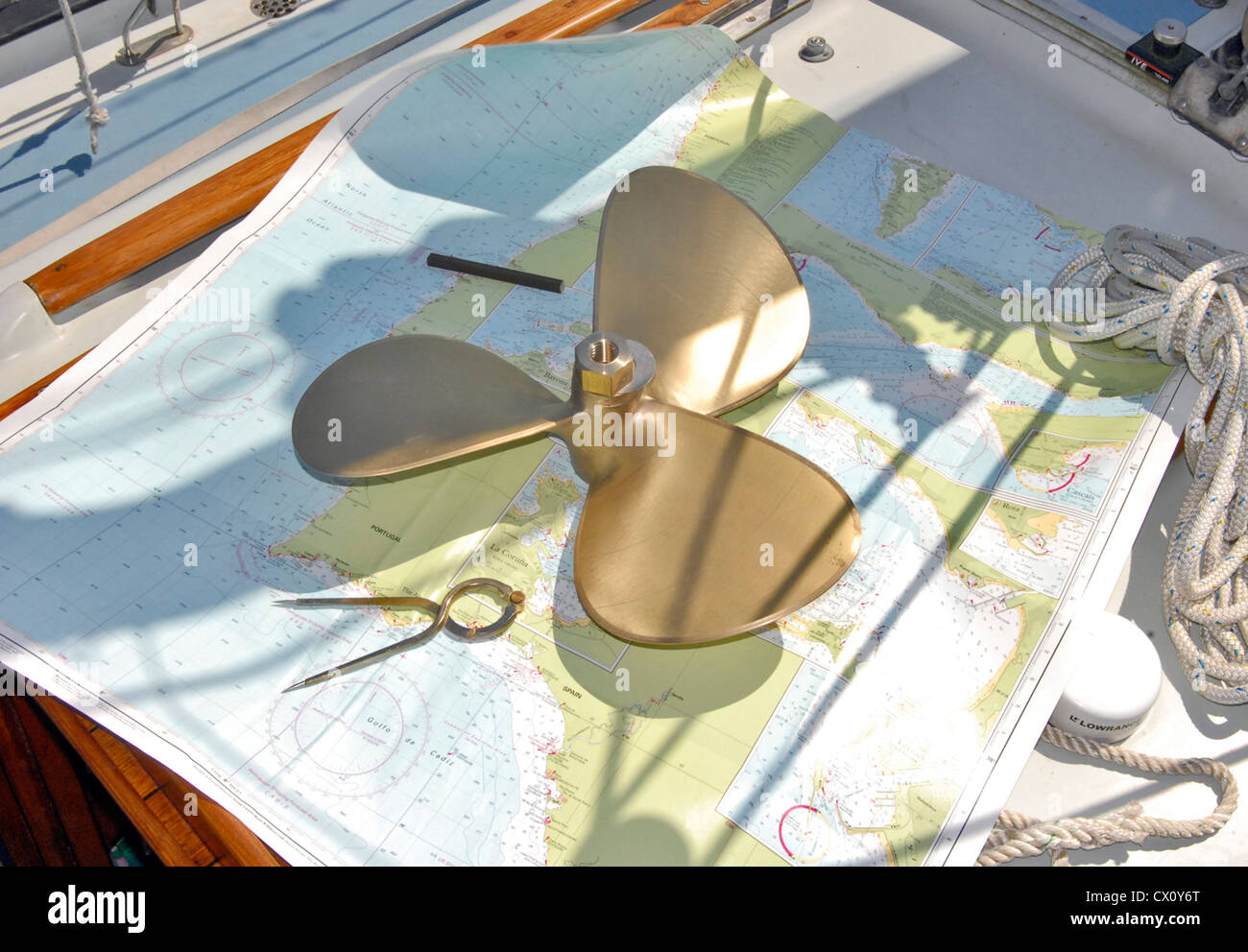 The New Propeller Stock Photo - Alamy