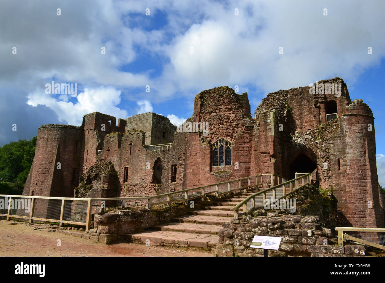 Goodrich Castle, Herefordshire Stock Photo - Alamy