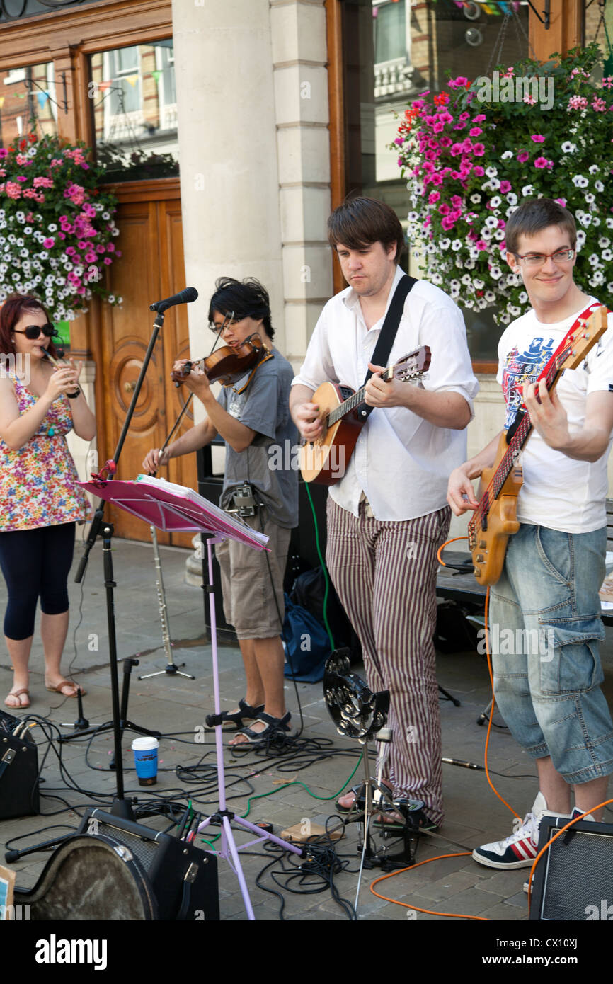 Busk busker buskers busking hi-res stock photography and images - Alamy