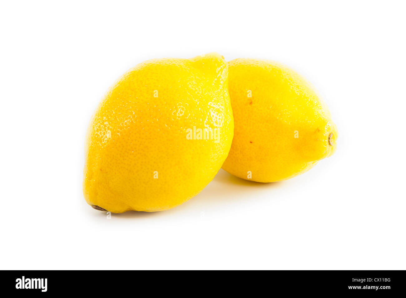 Lemon half color line Cut Out Stock Images & Pictures - Alamy