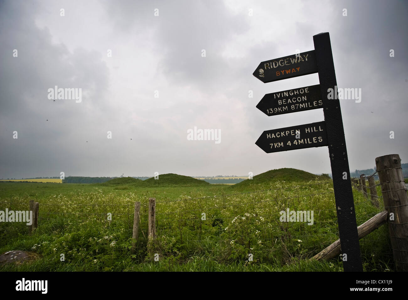 The beginning of The Ridgeway Long Distance Path at The Sanctuary ...