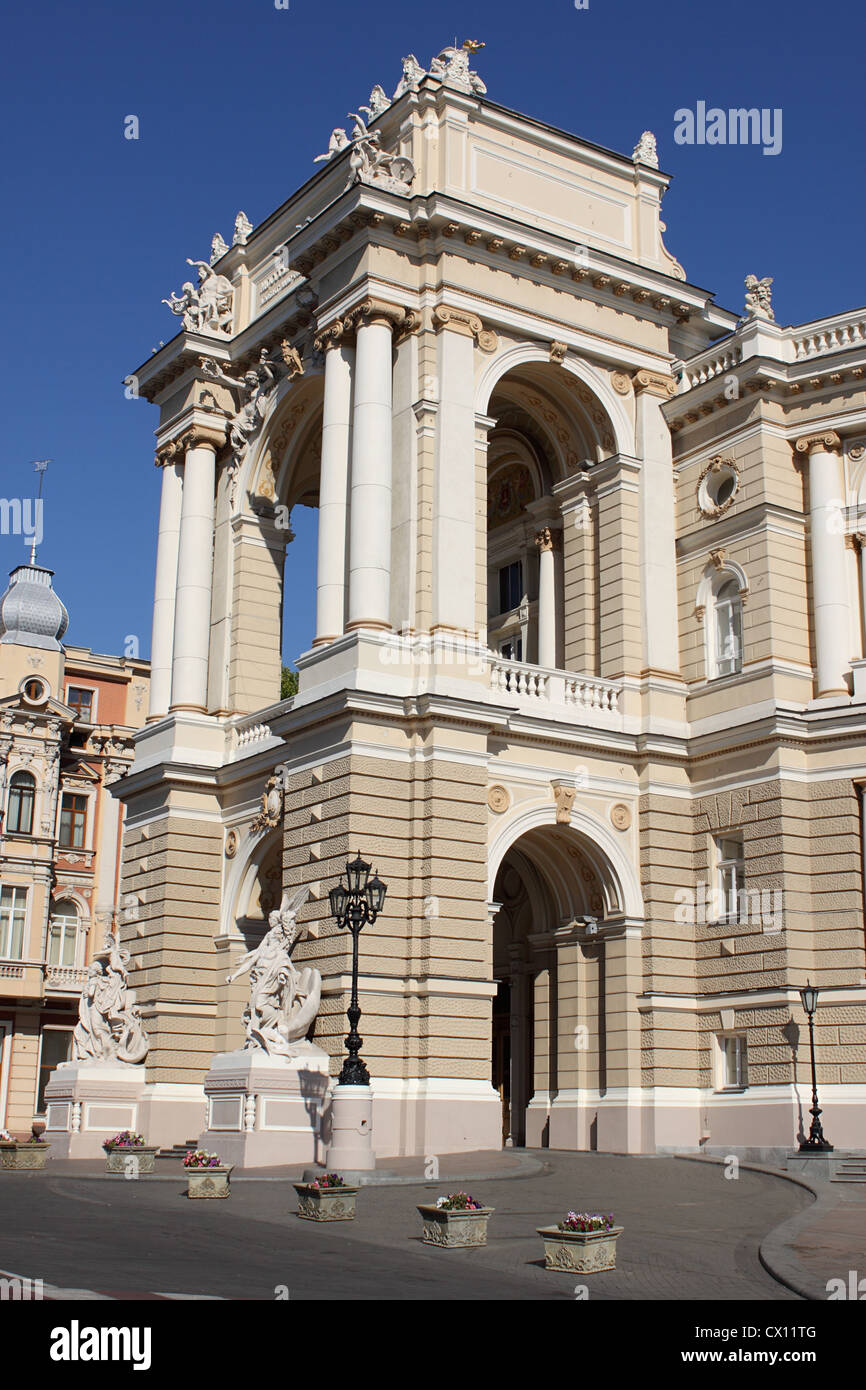 entrance of Opera house in Odesa, Ukraine Stock Photo - Alamy