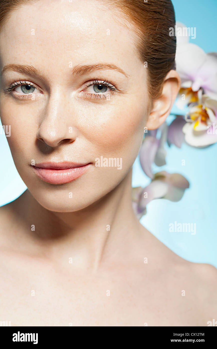 Woman, close up Stock Photo - Alamy