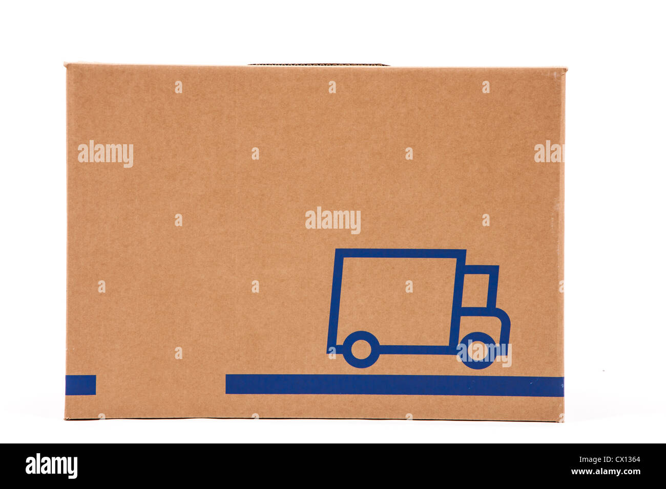 Moving box. Made of cardboard Stock Photo - Alamy