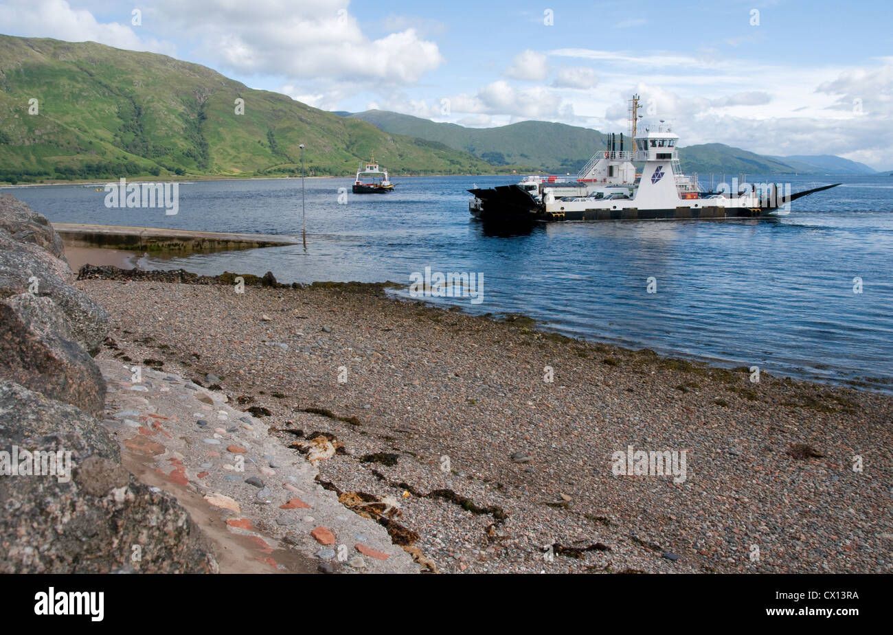 Corran car ferry, Lochaber, Scotland Stock Photo - Alamy