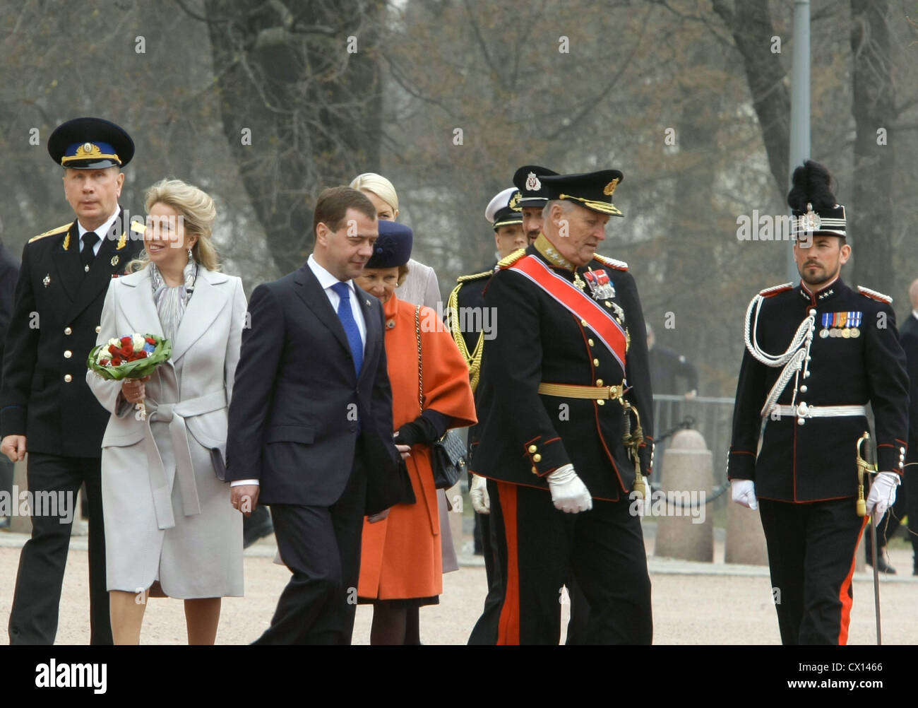 King Harald V And Queen Sonja Of Norway High Resolution Stock ...