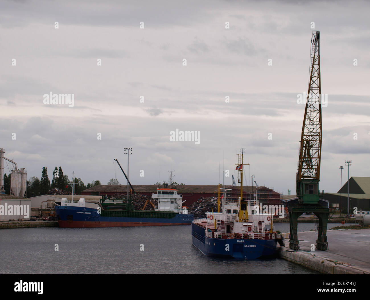 Ships in Sharpness Docks, UK Stock Photo - Alamy