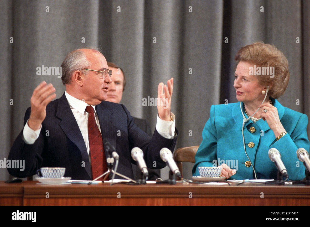 Thatcher Gorbachev High Resolution Stock Photography and Images - Alamy