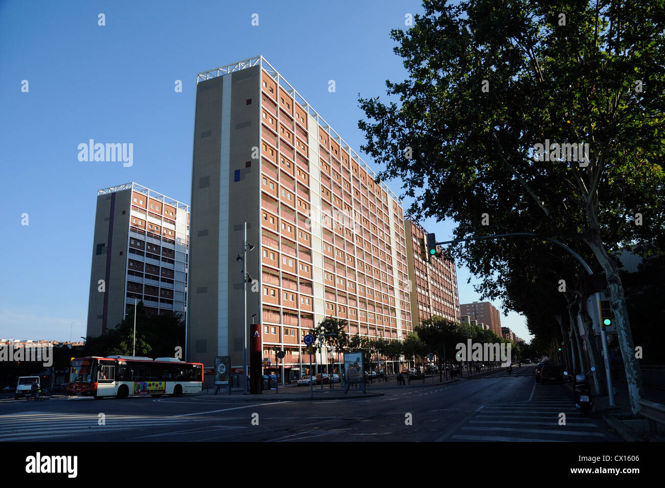 Buildings Barcelona suburbs Barcelona Guipuzcoa street block flats ...