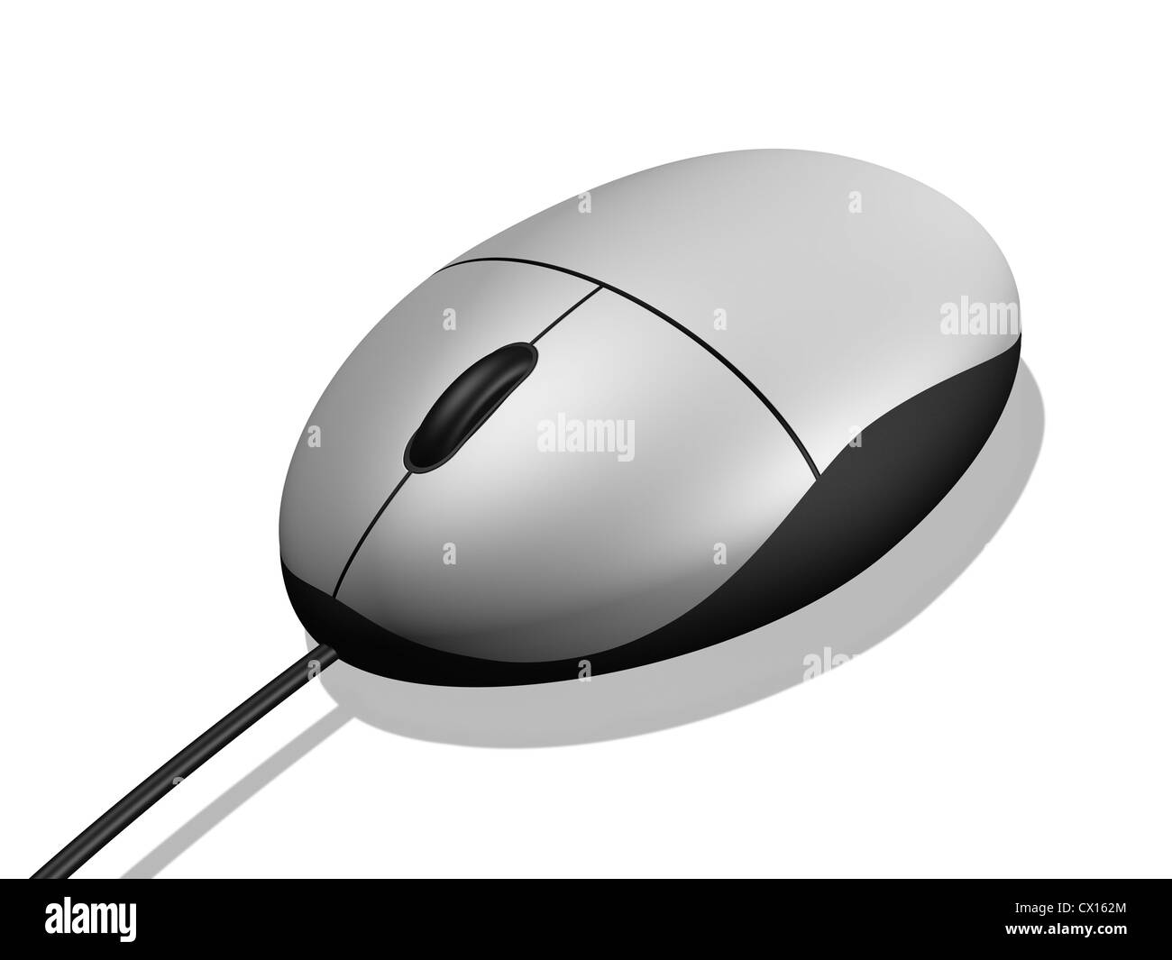 3D computer mouse isolated on white Stock Photo - Alamy