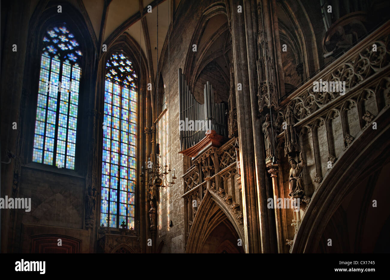 Vienna austria stained glass window hi-res stock photography and images ...
