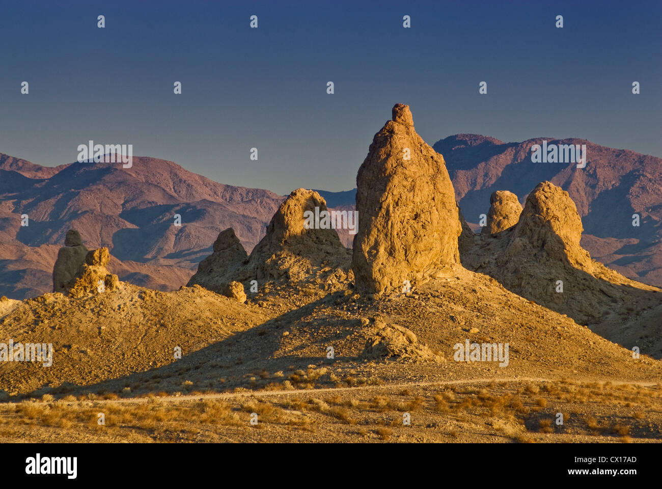 Tufa spires at Trona Pinnacles National Natural Landmark, California ...