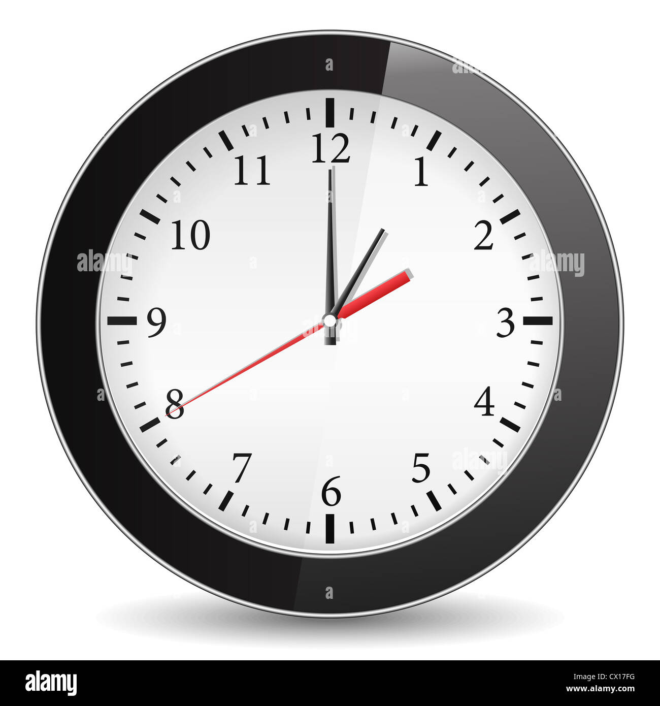 Black face clock hi-res stock photography and images - Alamy