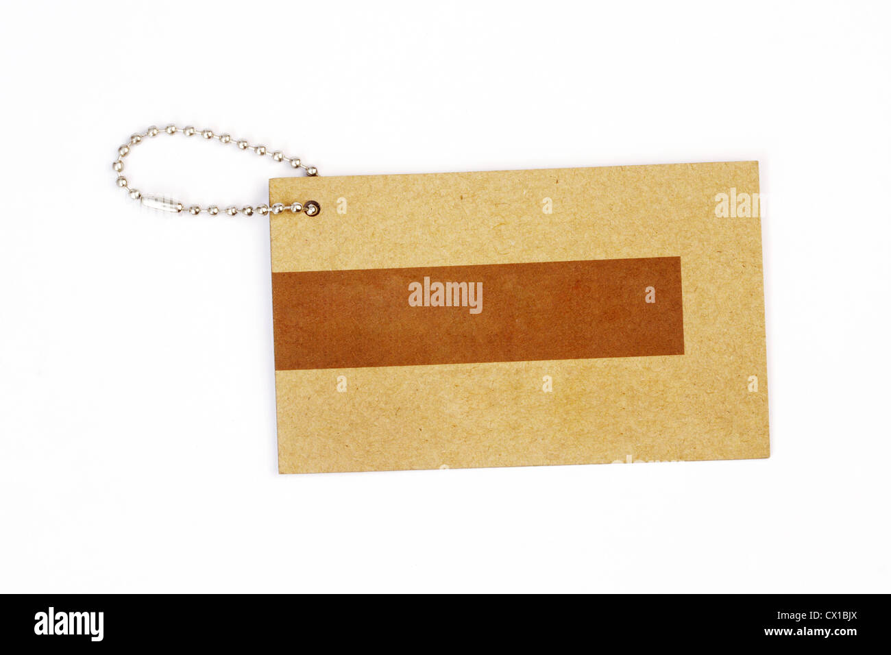 Blank price tag tied with string on white Stock Photo - Alamy