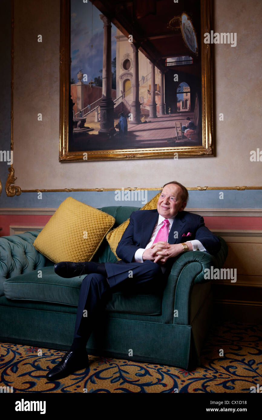 CEO of the Las Vegas Sands Corporation photographed in The Venetian ...