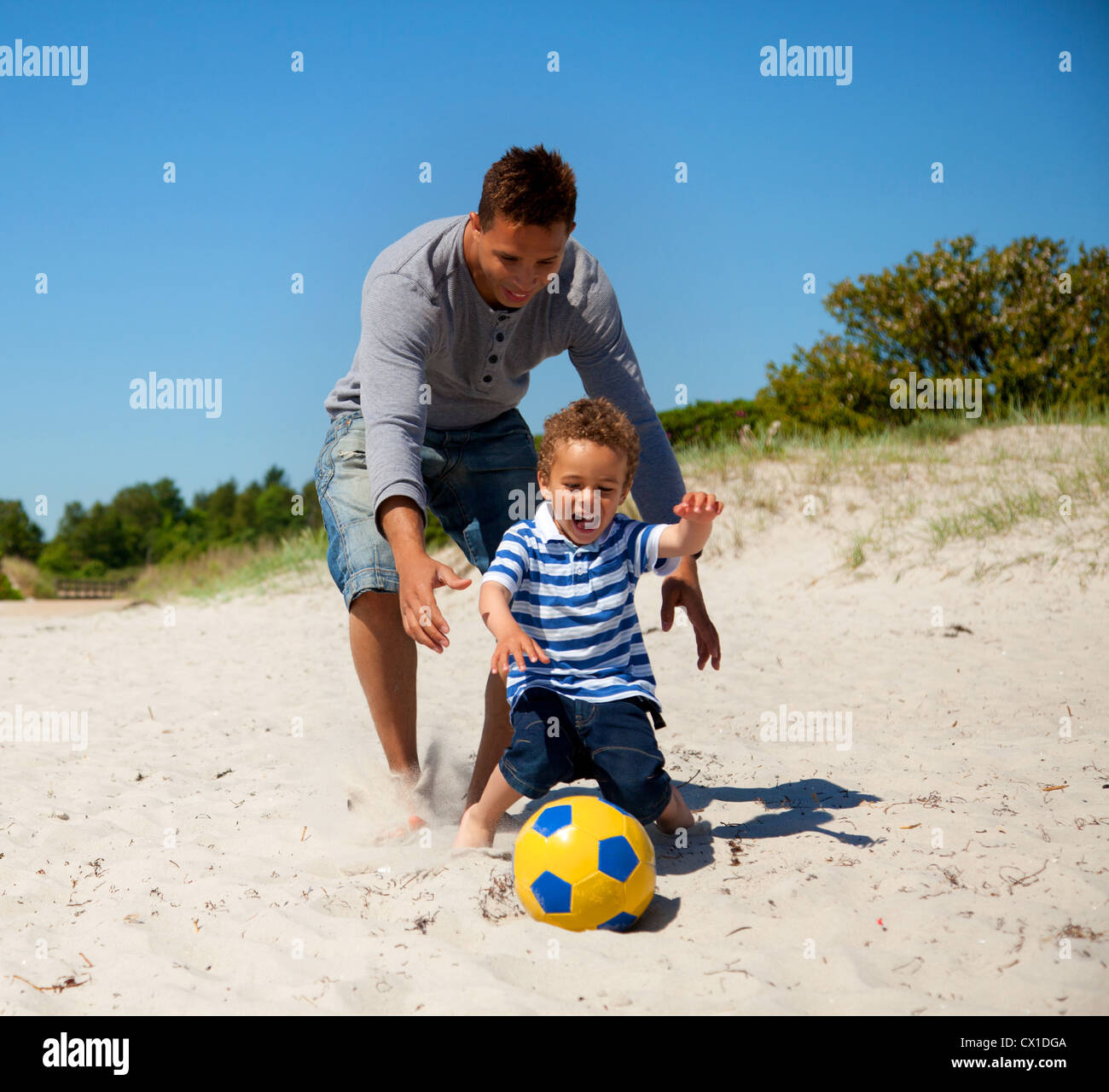 Father chases son hi-res stock photography and images - Alamy