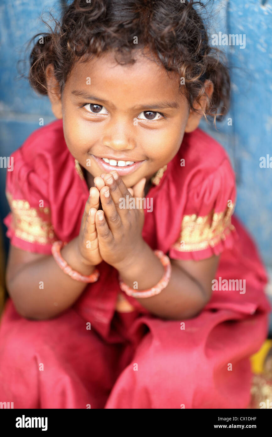 India shy shyness indian rural smile hi-res stock photography and ...