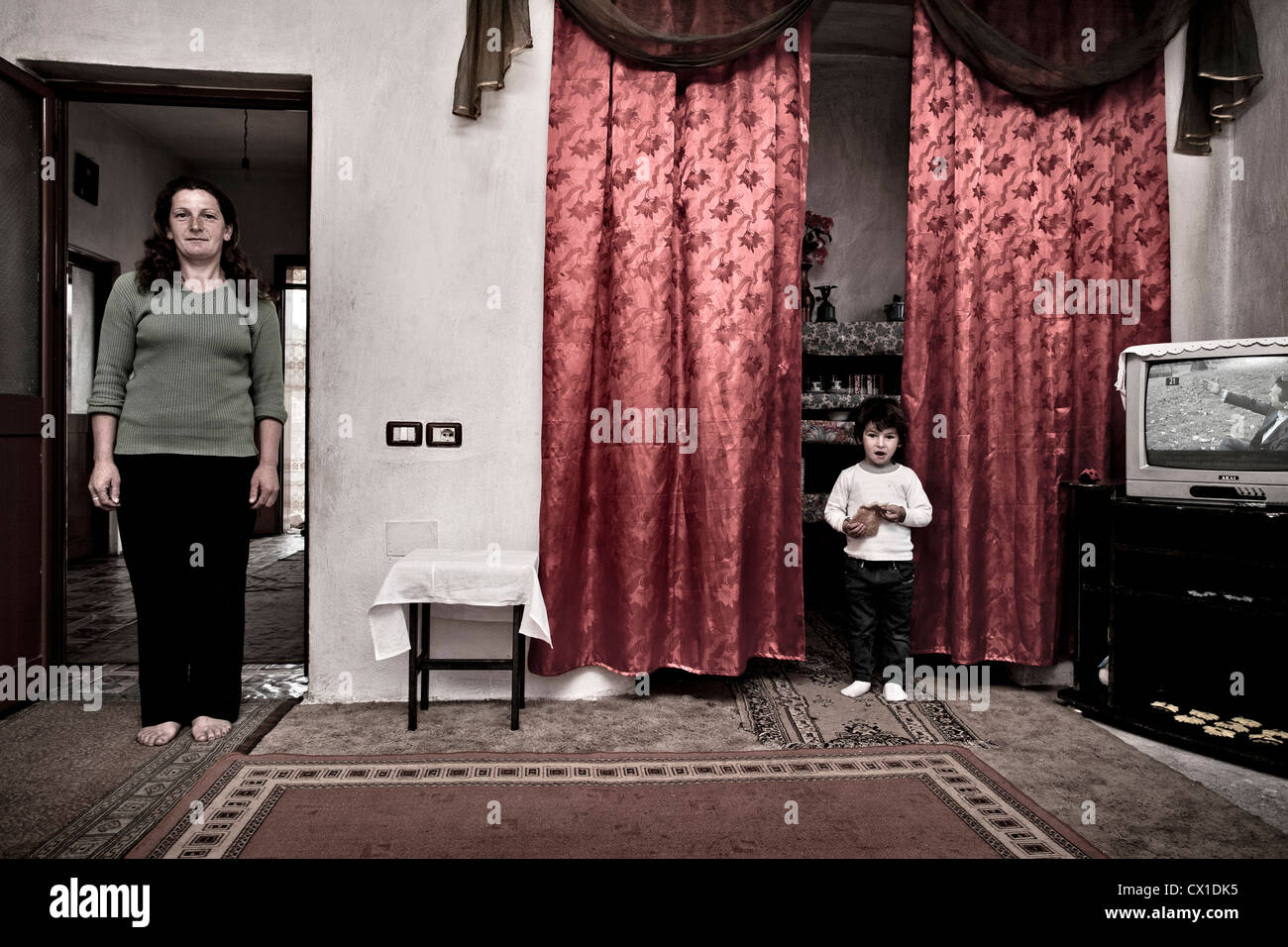 Albania tirana poverty hi-res stock photography and images - Alamy