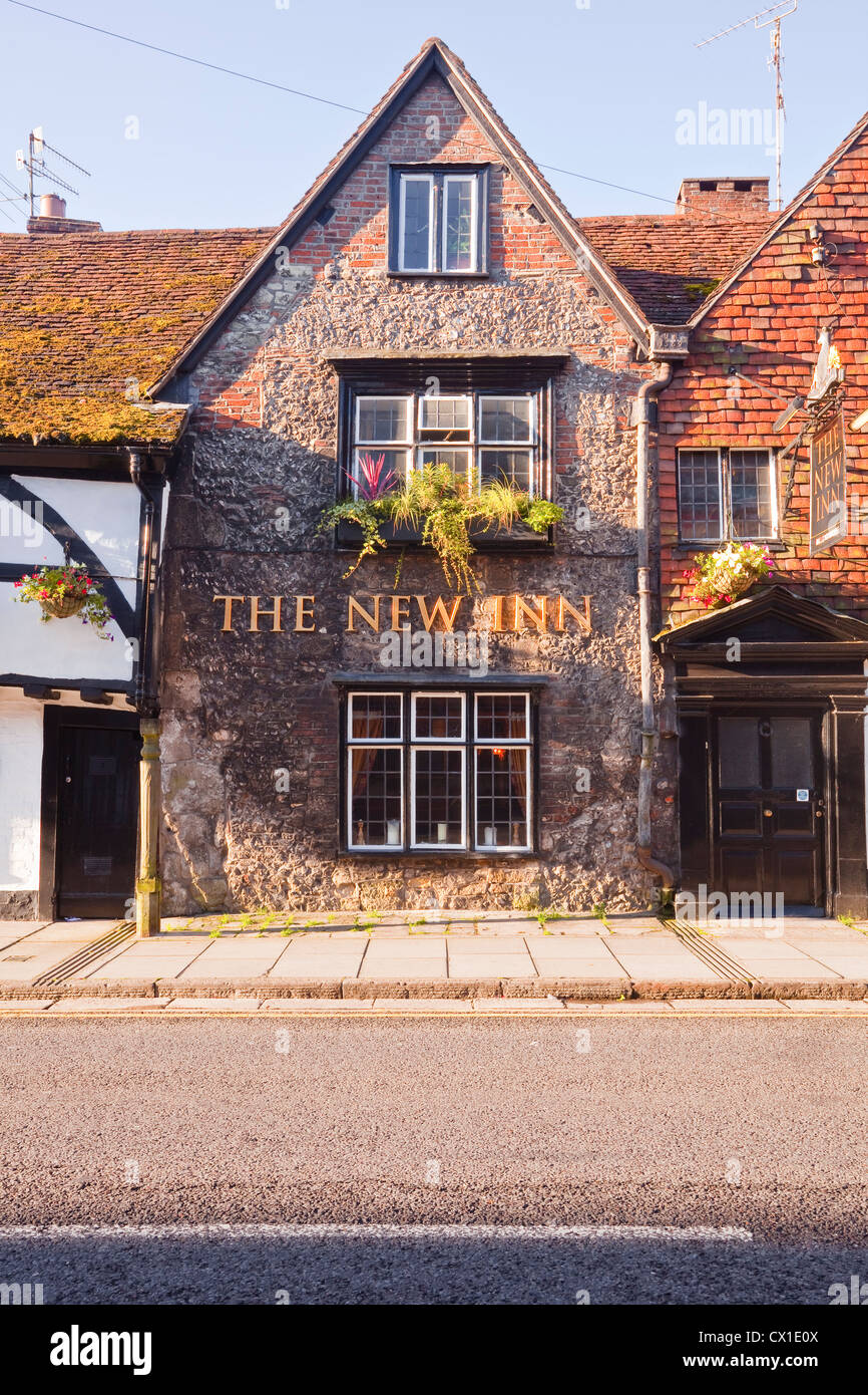 The New Inn pub and restaurant just outside of the cathedral walls in ...