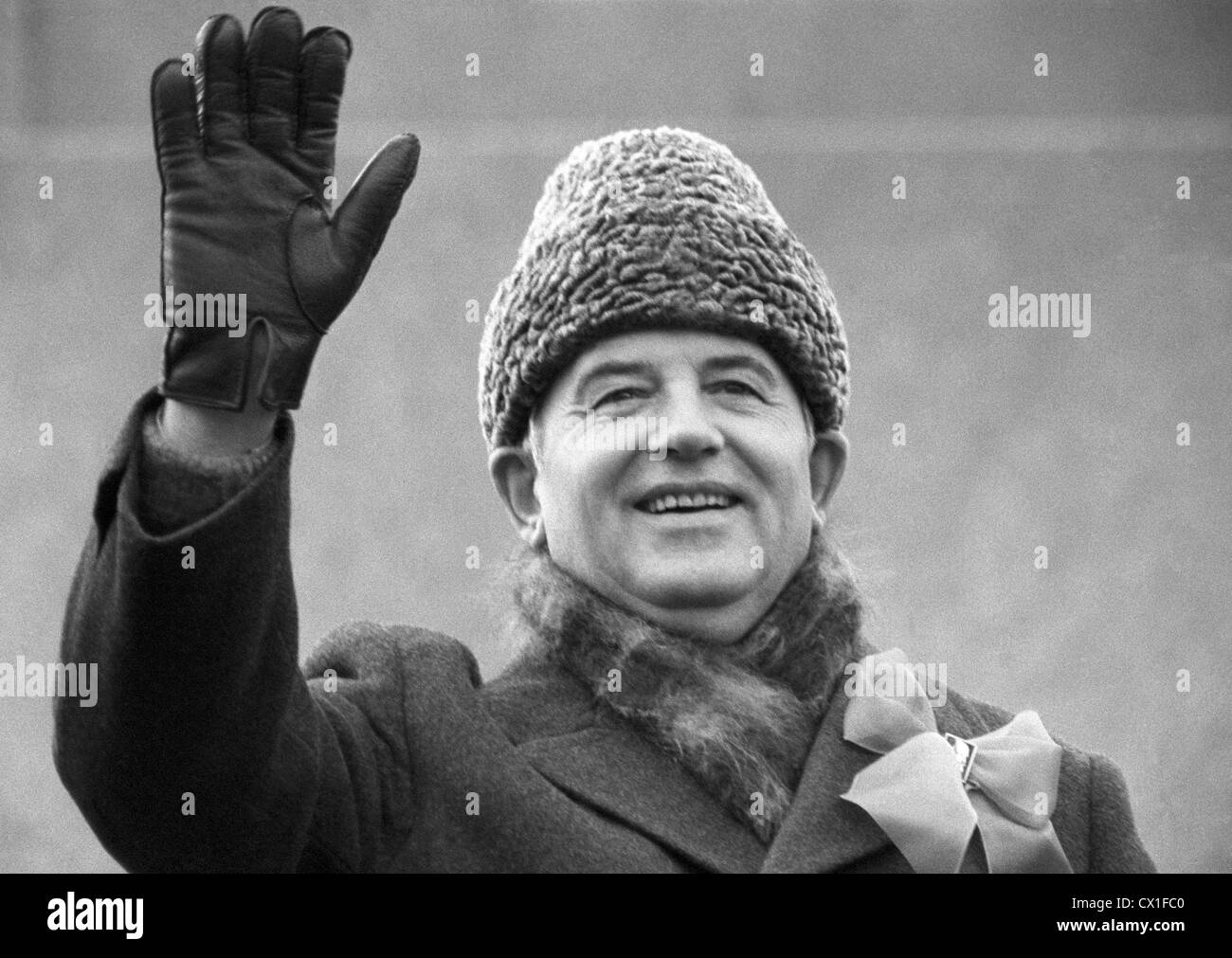 Soviet Leader Gorbachev Black and White Stock Photos & Images - Alamy