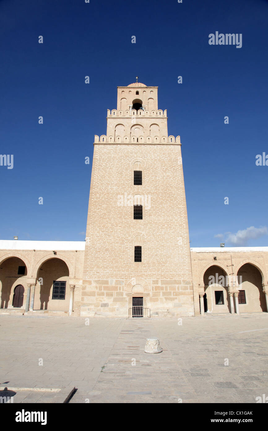 The Great Mosque from Kairouan, Tunisia - UNESCO World Heritage Site ...