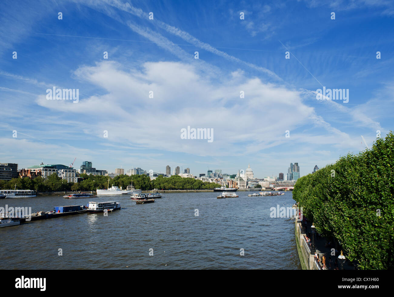 The River Thames in London Stock Photo - Alamy