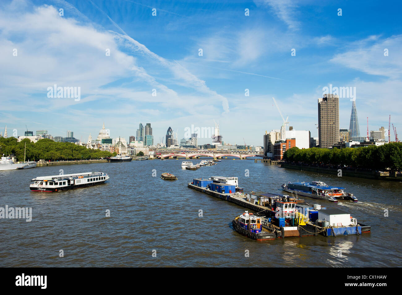 The River Thames in London Stock Photo - Alamy