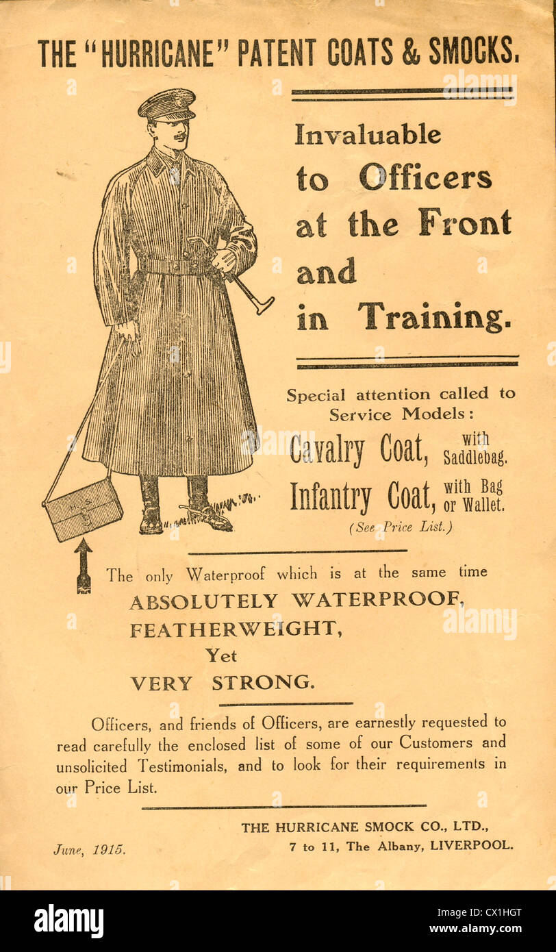 Ww1 uniform hi-res stock photography and images - Alamy