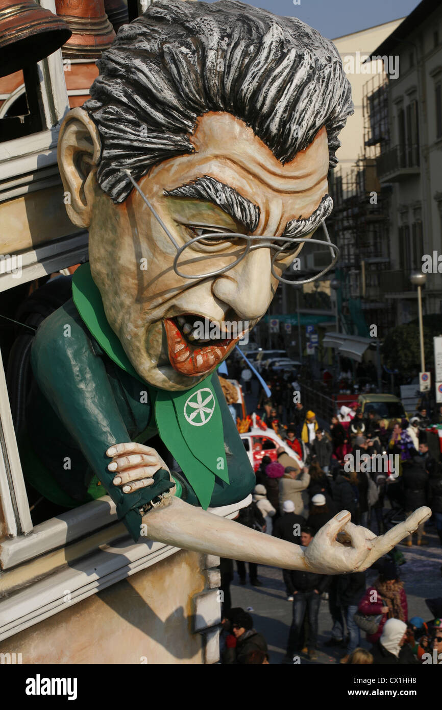 Carnival is characterized by paper mache floats representing ...