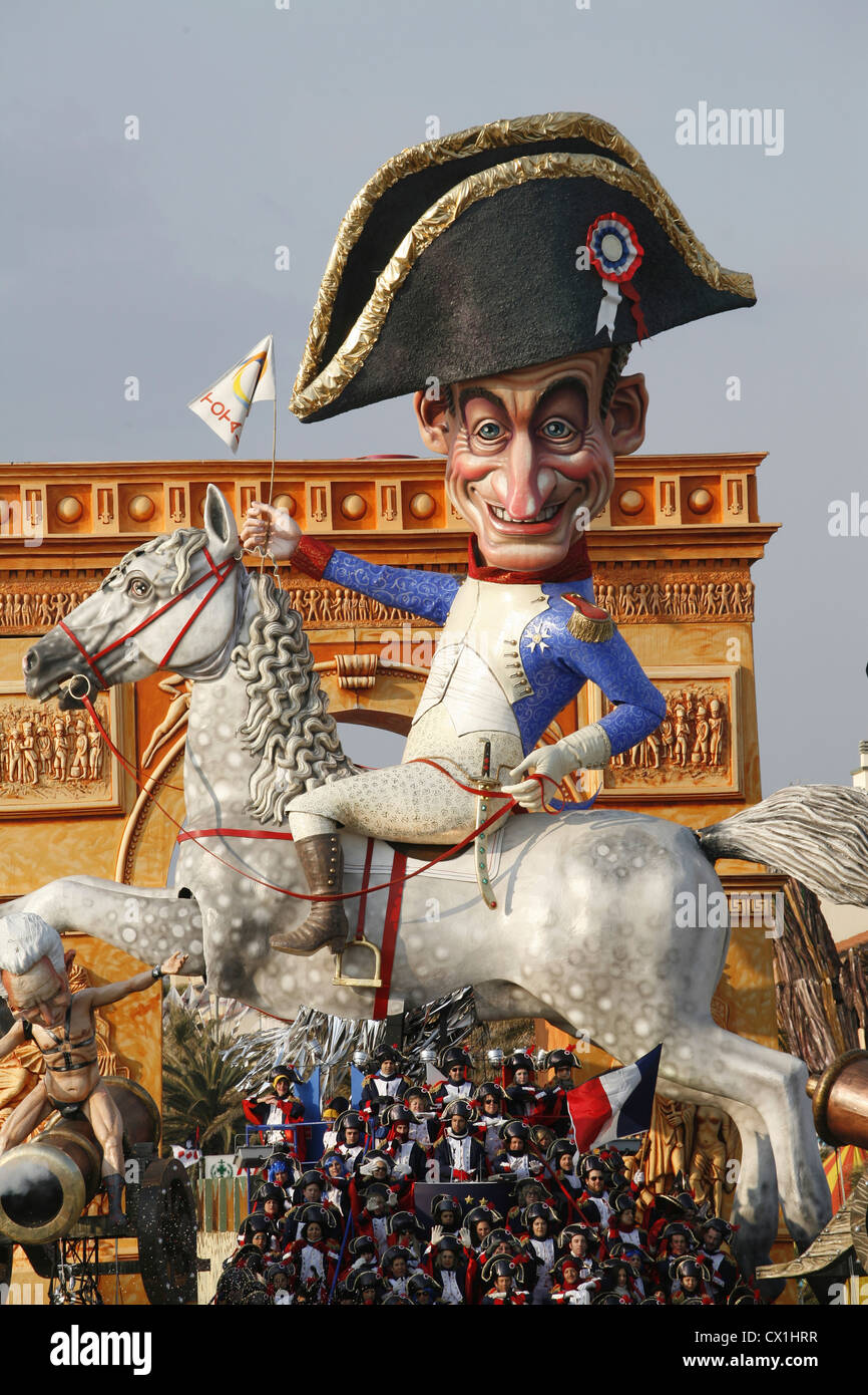 Carnival is characterized by paper mache floats representing ...