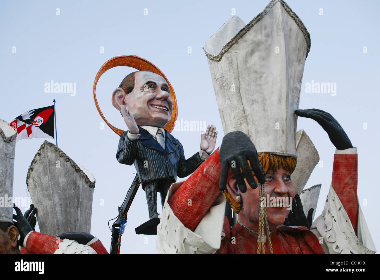 Carnival is characterized by paper mache floats representing ...