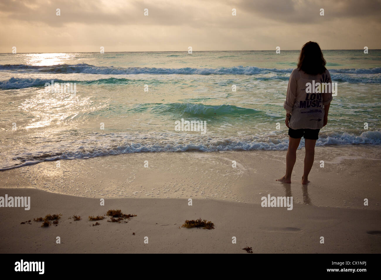 Tulum Mexico Beach Stock Photo - Alamy