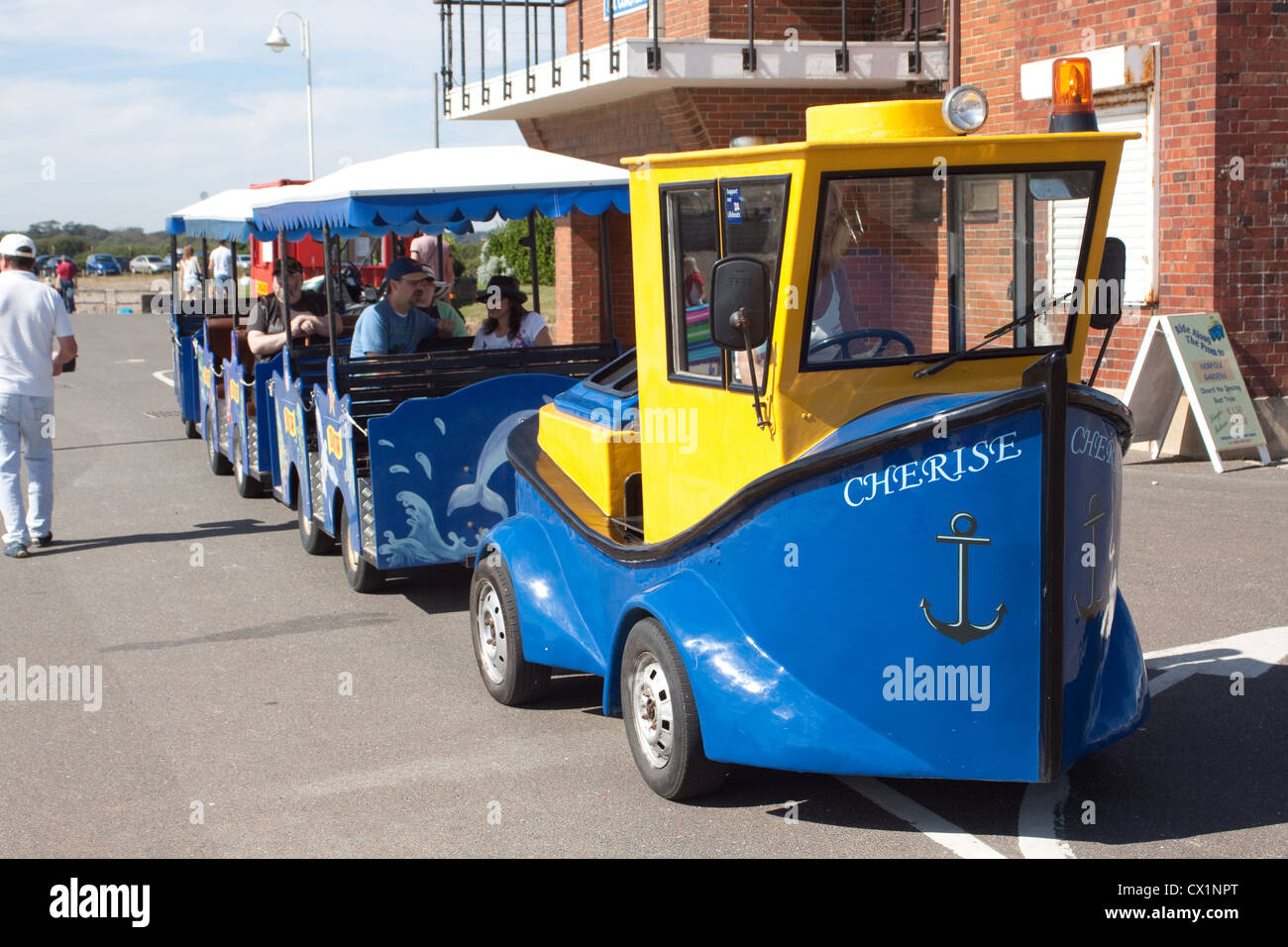 Littlehampton Promenade Train Stock Photo - Alamy