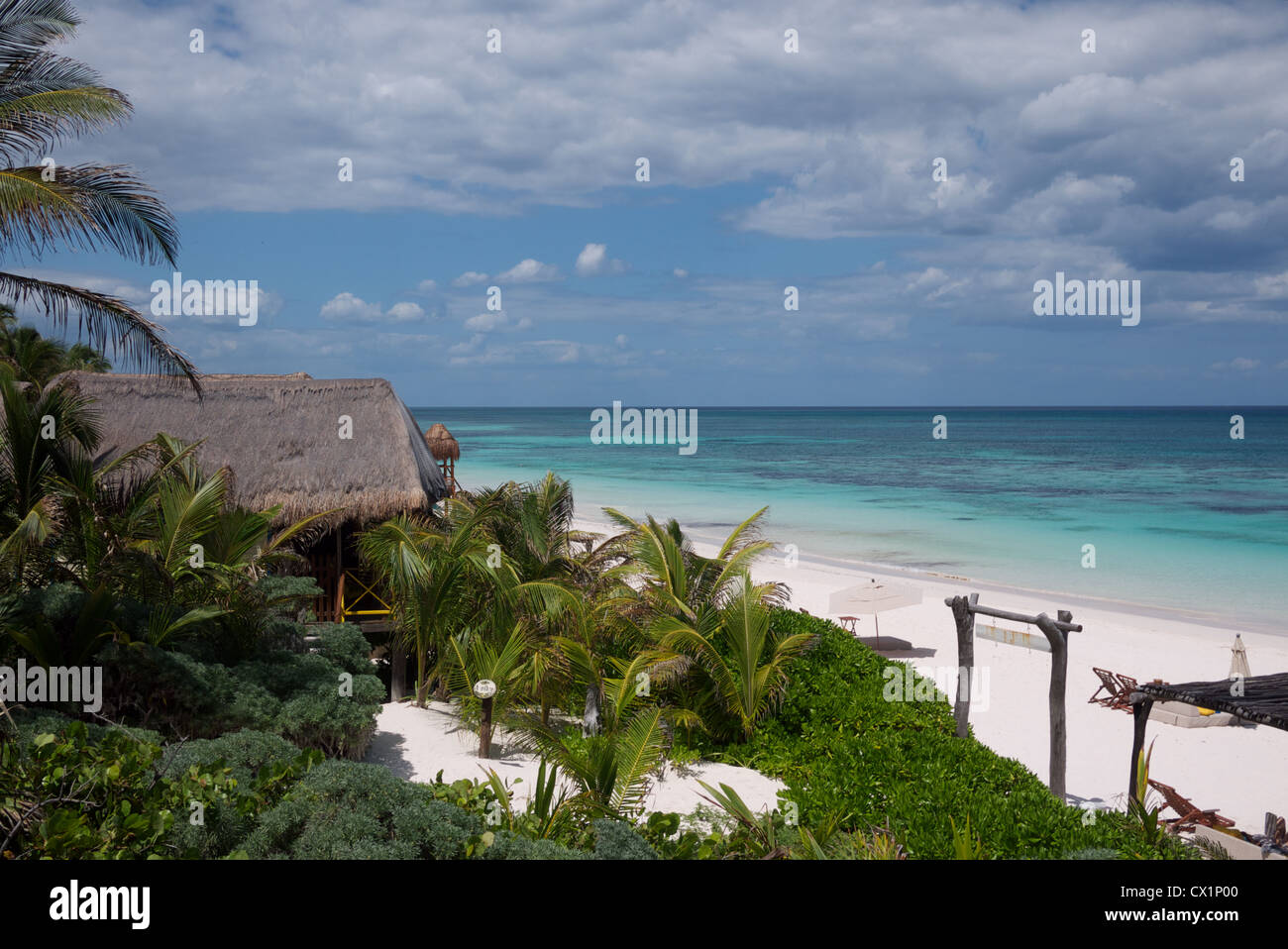 Tulum Mexico Beach Stock Photo - Alamy
