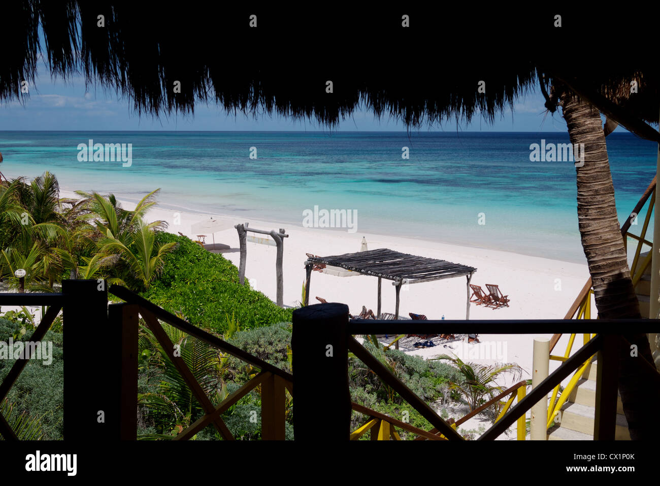 Tulum Mexico Beach Stock Photo - Alamy
