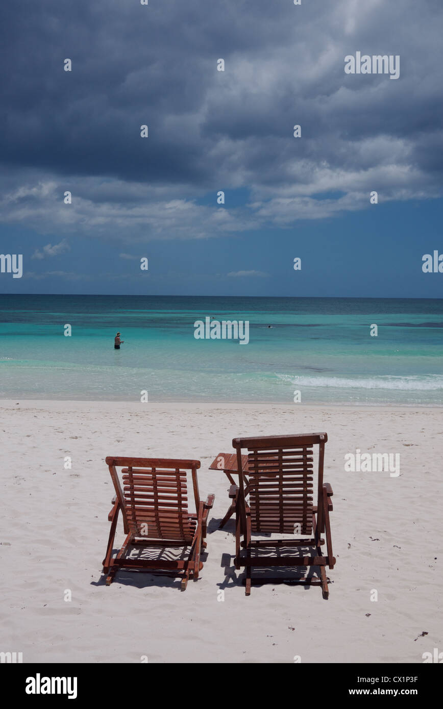 Tulum Mexico Beach Stock Photo - Alamy