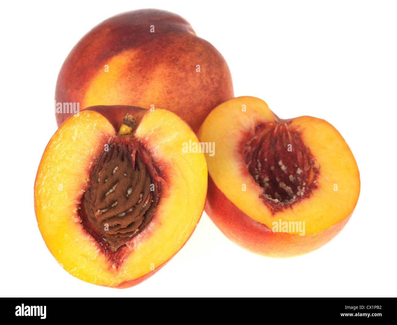 Nectarines flesh hi-res stock photography and images - Alamy
