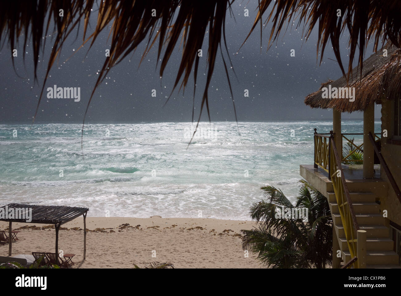 Tulum Mexico Beach Stock Photo - Alamy