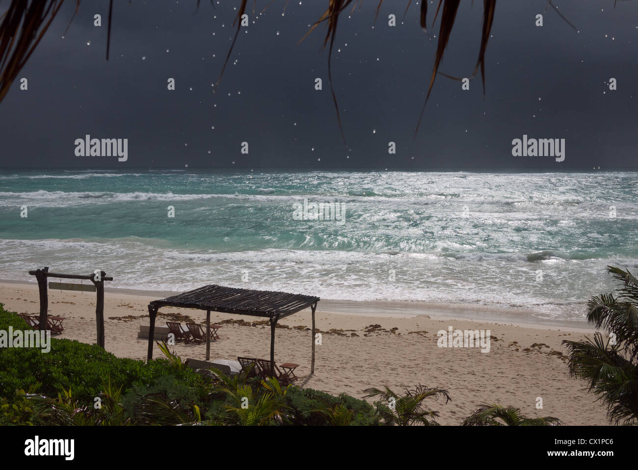 Tulum Mexico Beach Stock Photo - Alamy