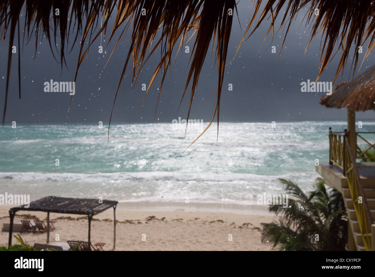Tulum Mexico Beach Stock Photo - Alamy