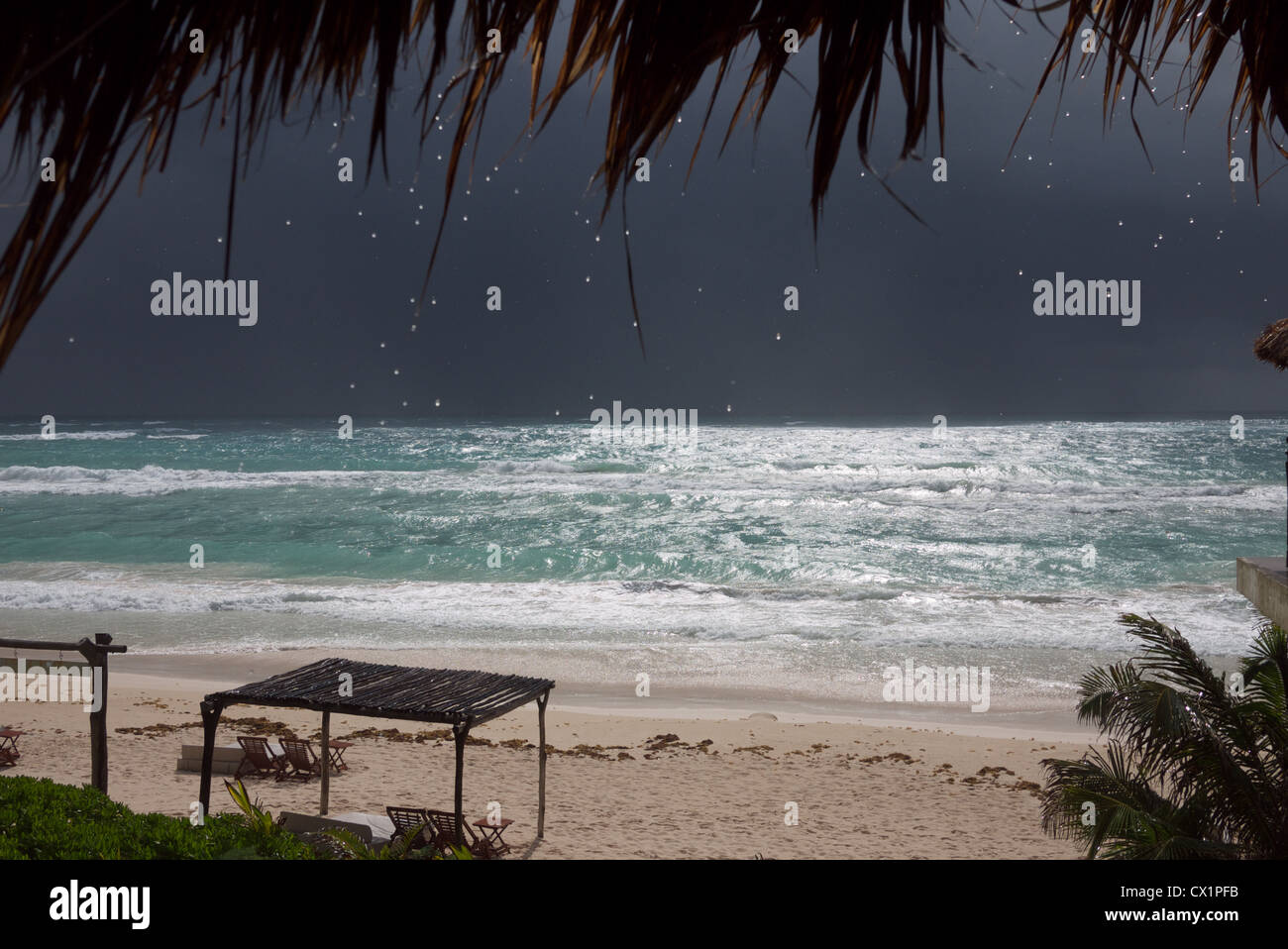 Tulum Mexico Beach Stock Photo - Alamy