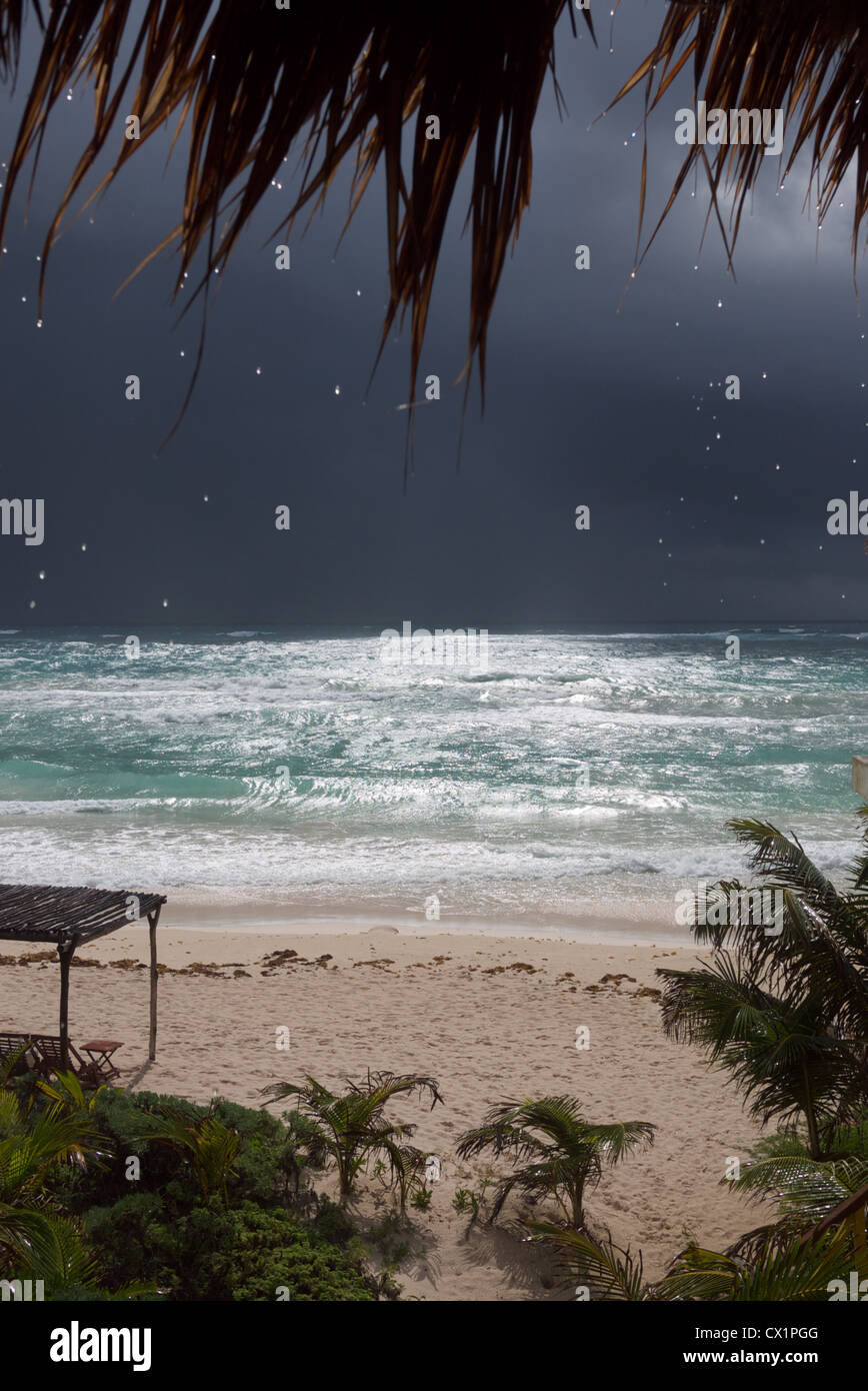 Tulum Mexico Beach Stock Photo - Alamy