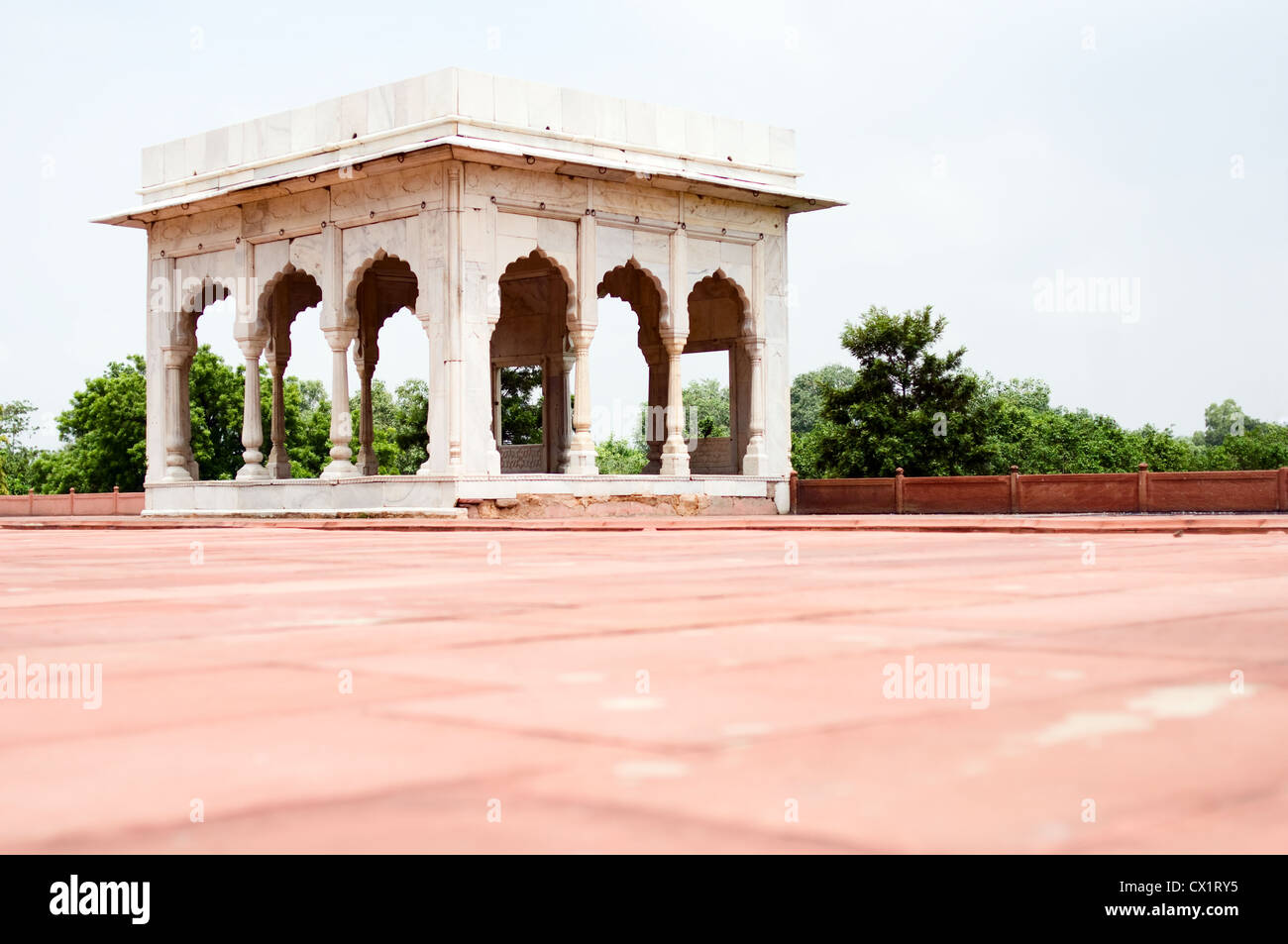 Inside the Red Fort, Delhi Stock Photo - Alamy