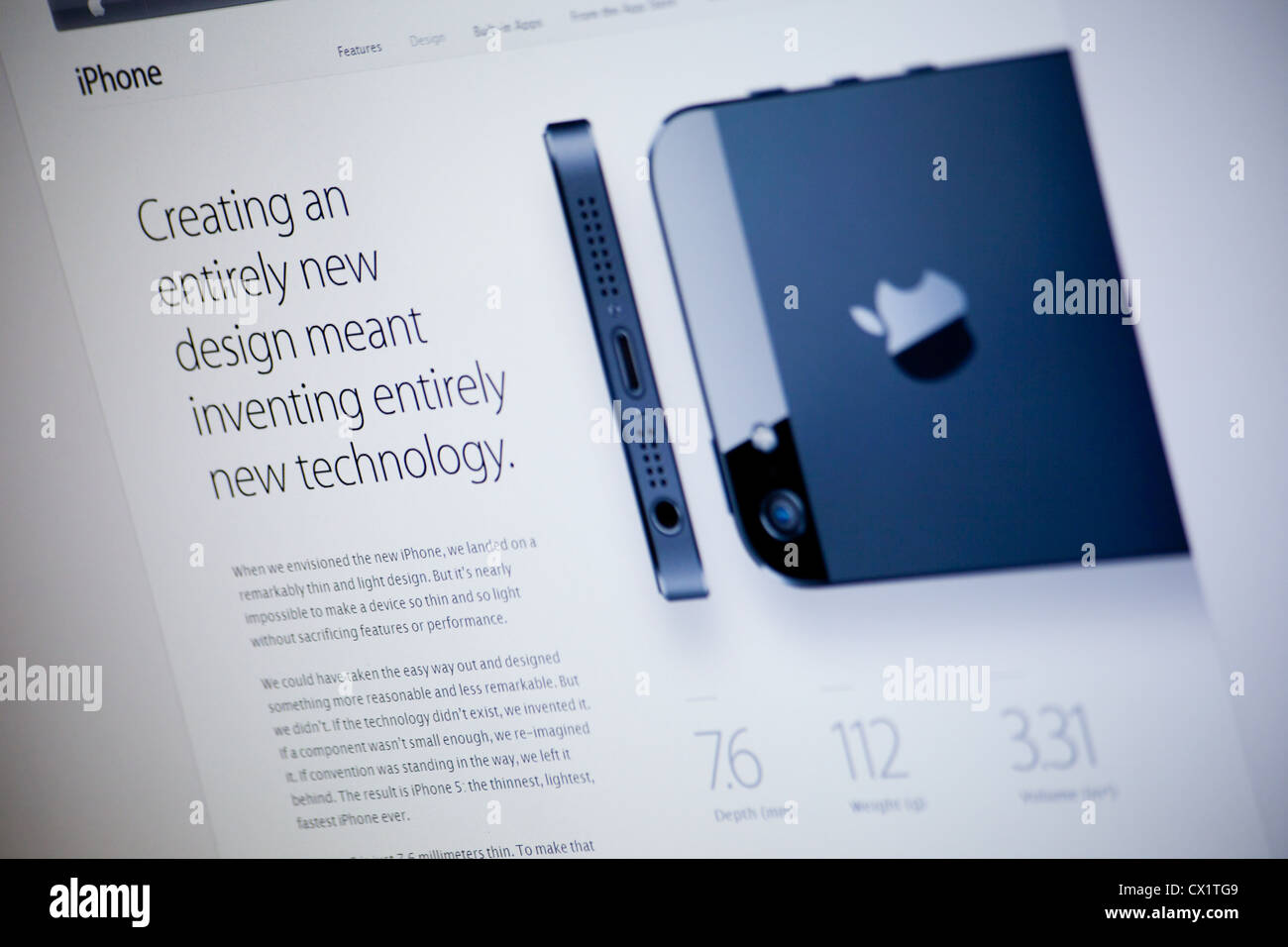 Iphone 5 maps hi-res stock photography and images - Alamy