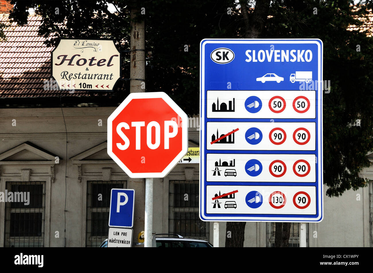 Stop sign limit hi-res stock photography and images - Alamy