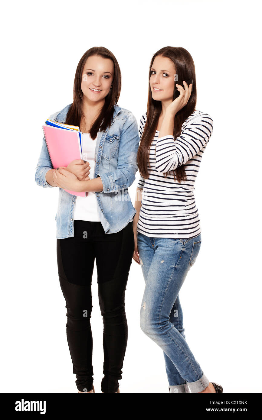 Teenager mobile phone call Cut Out Stock Images & Pictures - Alamy