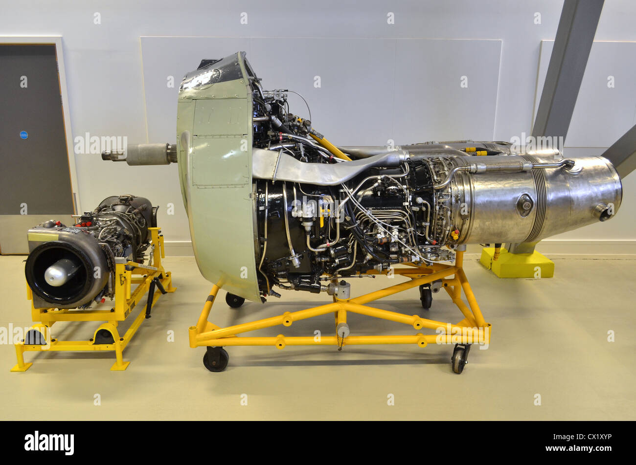 Armstrong Siddeley Double Mamba engine detail from a Fairey Gannet on ...