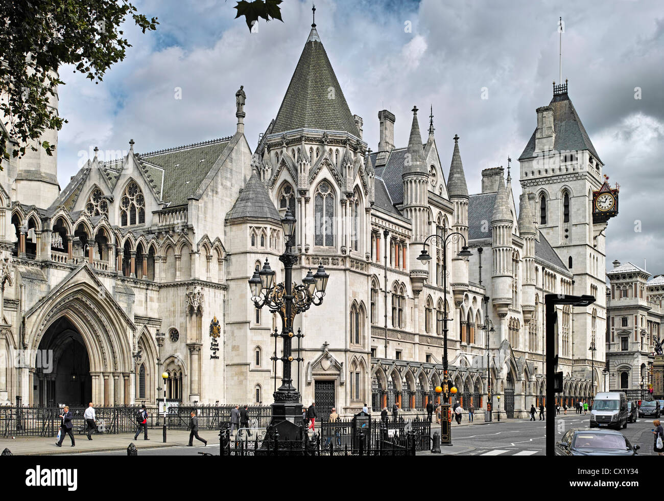 The Royal Courts of justice, Strand, London Stock Photo - Alamy