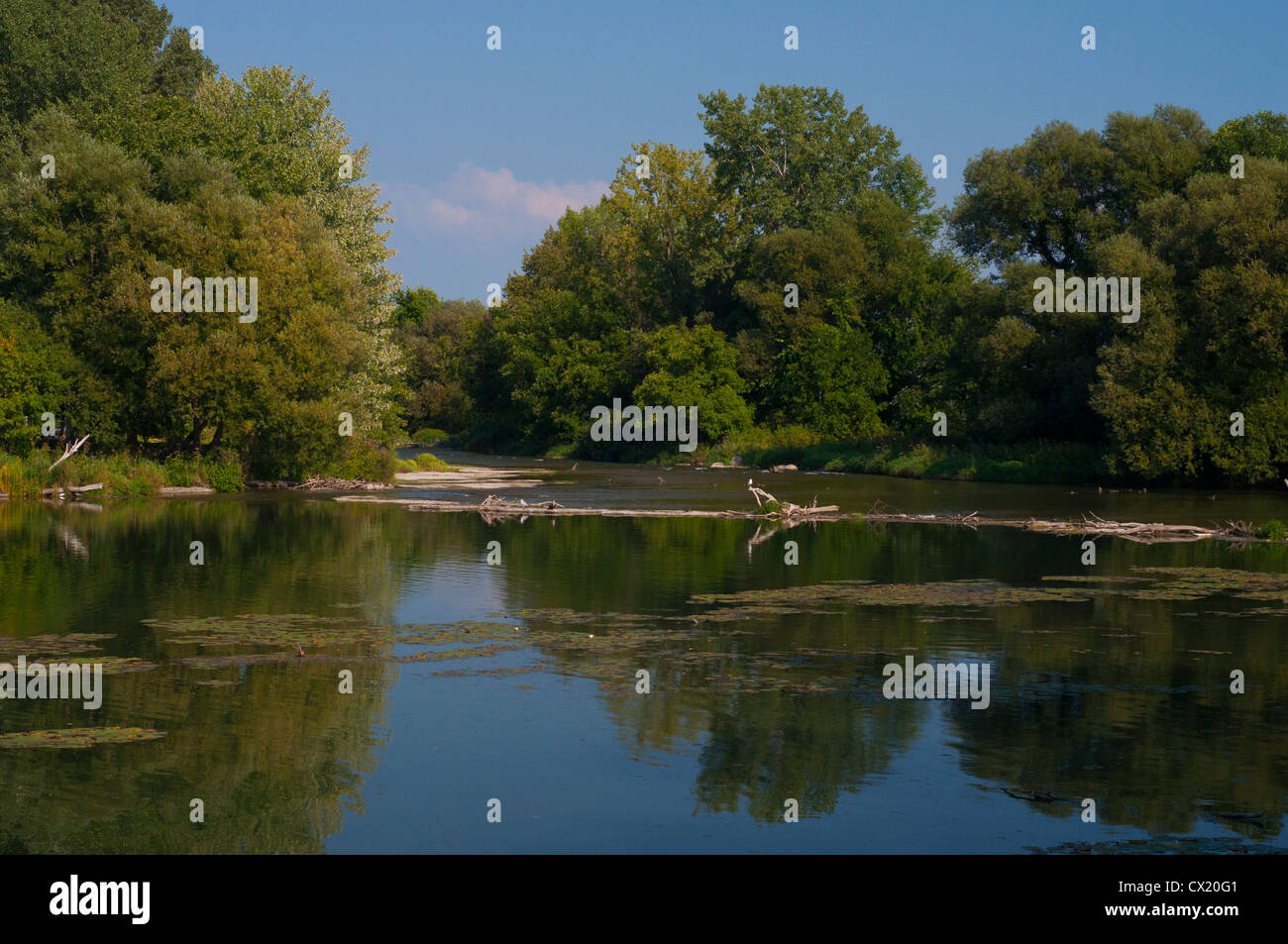 Riviere Delisle at Coteau du Lac in Quebec Stock Photo - Alamy